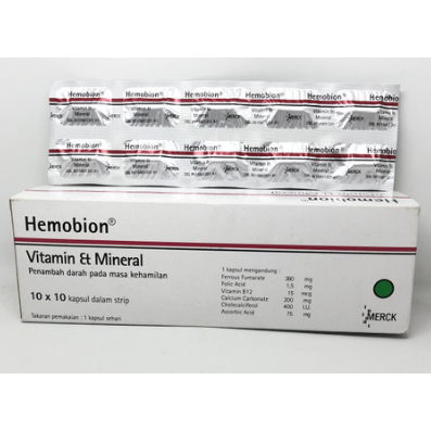 Jual HEMOBION STRIP ISI 10 KAPSUL | Shopee Indonesia