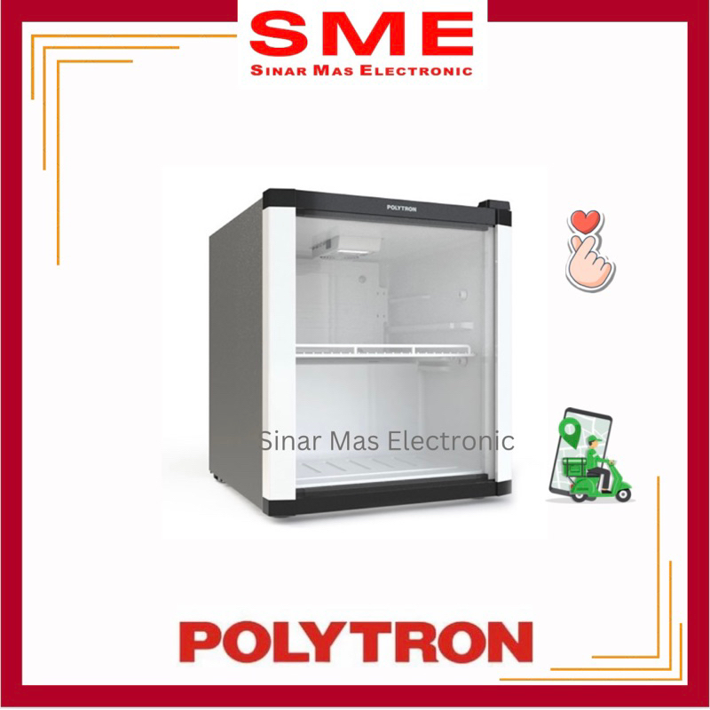 Jual Showcase Lemari Es Pendingin Minuman Mini POLYTRON 50L | Shopee ...