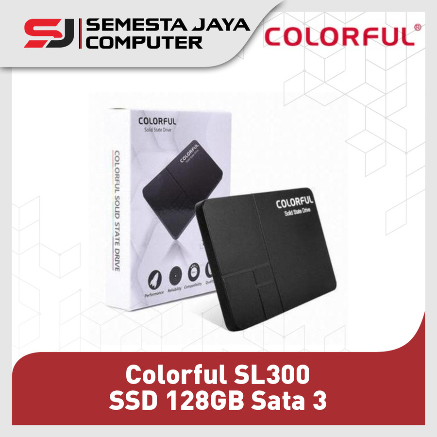 Jual Colorful SL300 SSD 128GB Sata 3 - Colorful SL 300 3D Nand 128 GB 2 ...