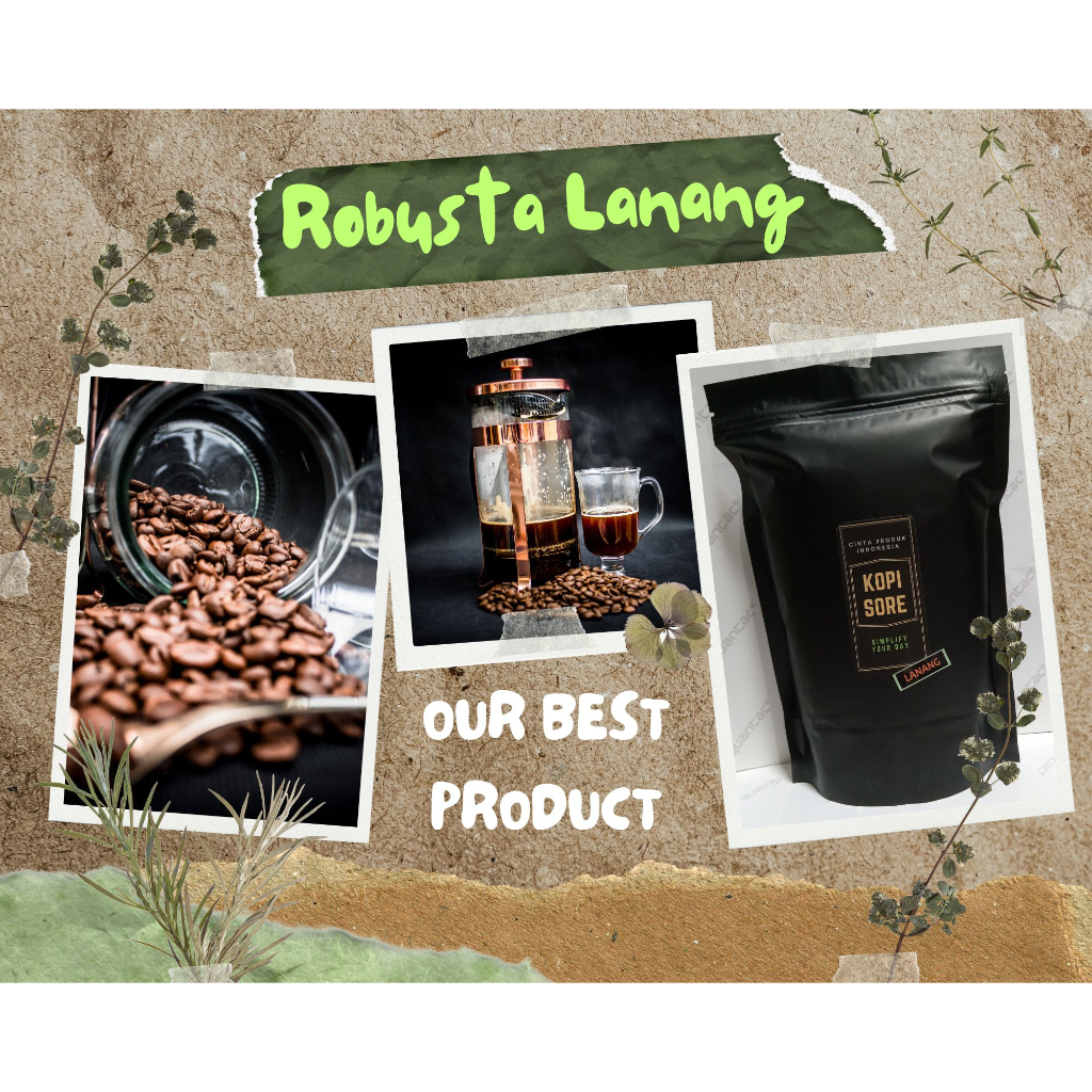 Jual Kopi LANANG ROBUSTA LAMPUNG 500gr - Fresh Roasted. | Shopee Indonesia