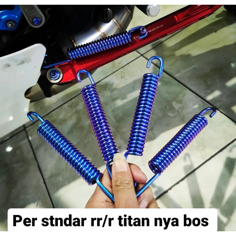 Jual Per Spring Standar 1 Samping NGRT Titanium Kawasaki Ninja RR R 150 ...