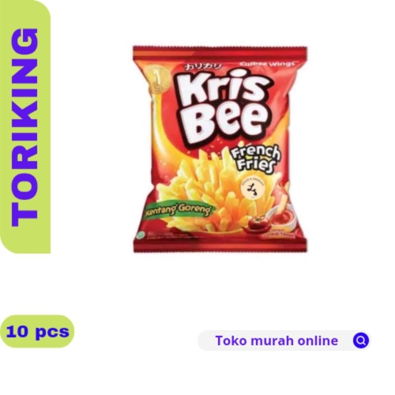 Jual KRIS BEE FRENCH FRIES SNACK KENTANG (1 Renceng isi 10 Pcs ...