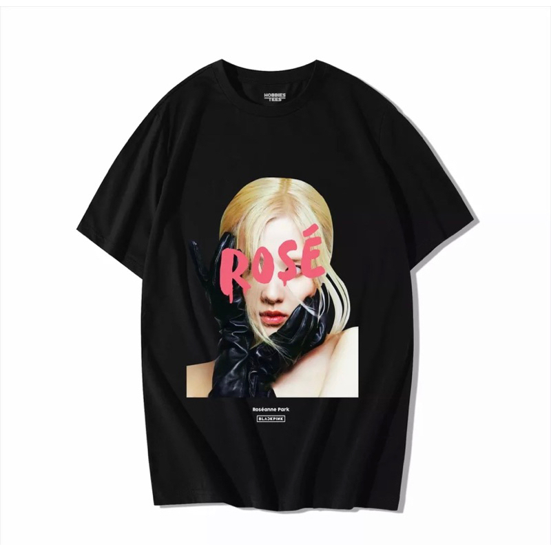 Jual Hobbies Tees T-Shirt Black Pink Lisa Jisoo Rose Jennie | Kaos ...