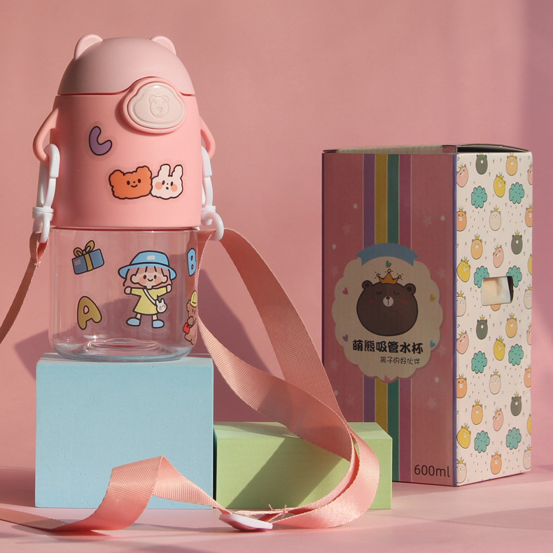 Jual BOTOL MINUM ANAK SELIYA ANIMASI KARTUN LUCU BPA FREE MATERIAL FOOD GRADE 600MILI YQ ...