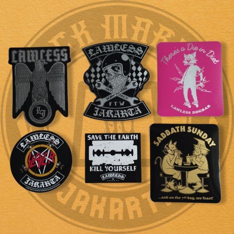 Jual Sticker Pack Lawless Jakarta Original | Shopee Indonesia