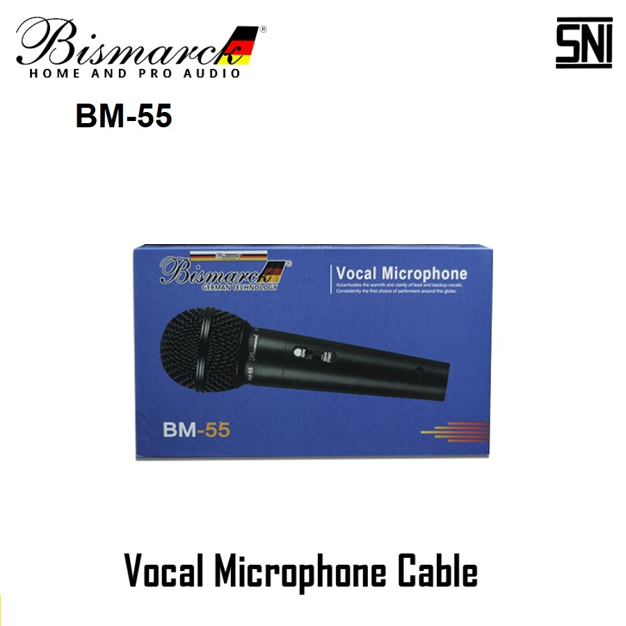 Jual Mic Bismarck BM-55 Microphone Vocal | Shopee Indonesia