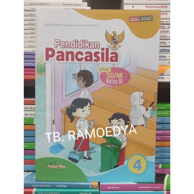 Jual Buku Pendidikan Pancasila SD/MI kelas IV Kurikulum Merdeka Pustaka Mulia | Shopee Indonesia