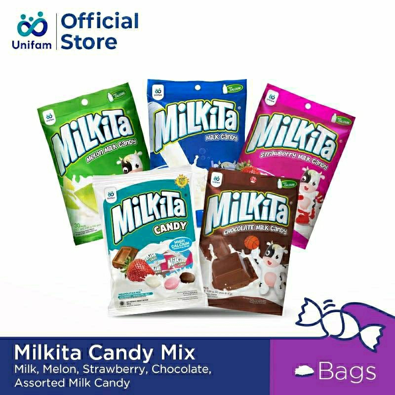 Jual Milkita milk CANDY 120 gram isi 30 pcs | Shopee Indonesia