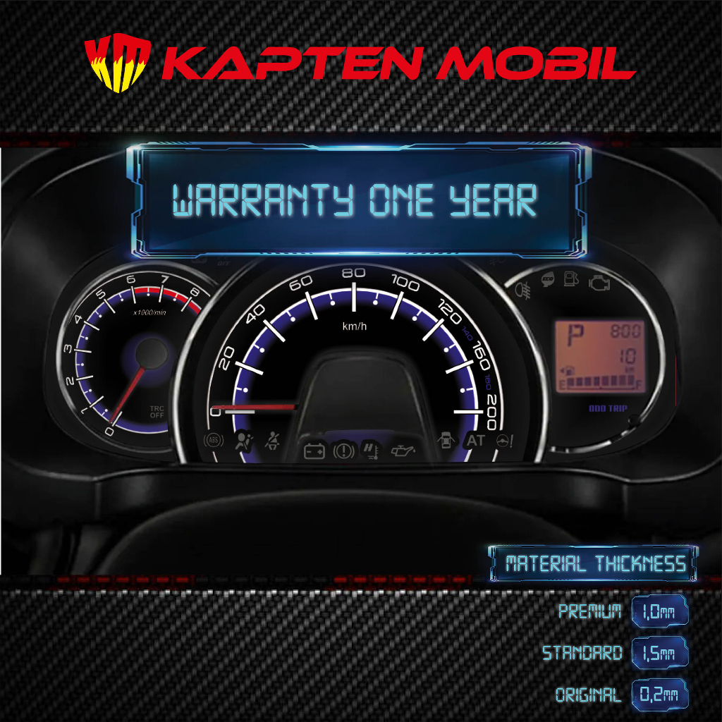 Jual Custom Panel Speedometer Mobil Agya/Ayla Reborn Series | Shopee ...