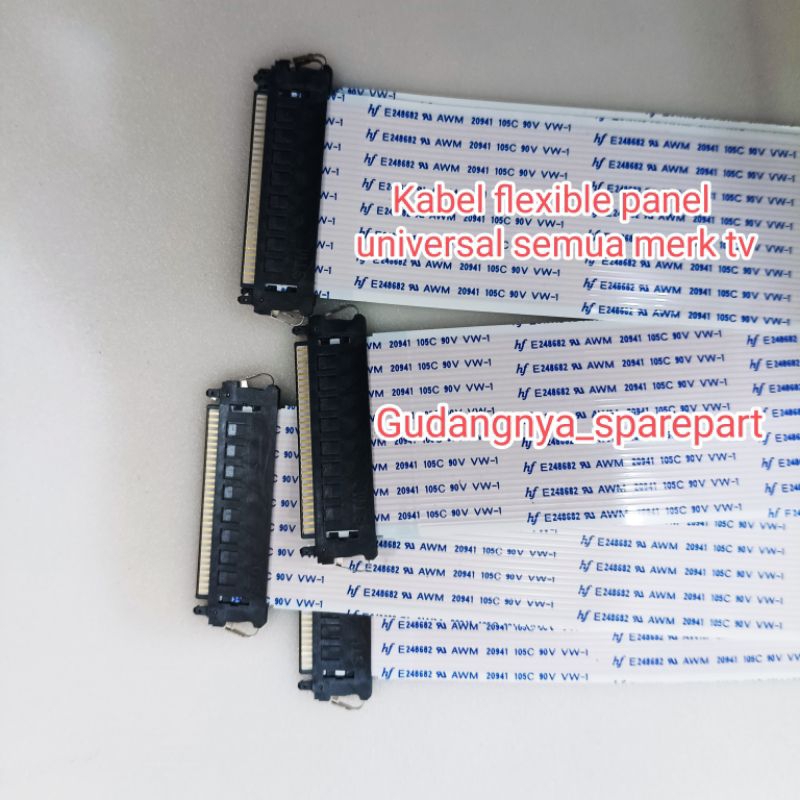 Jual KABEL LVDS 30 PIN KABEL BOLAK BALIK KABEL FLEXIBLE PANEL CABLE ...