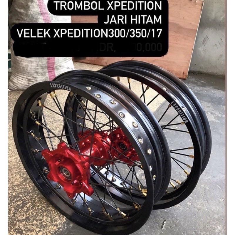 Jual VELG CRF 150 L SUPERMOTO FULL EXPEDITION TROMOL CNC | Shopee Indonesia