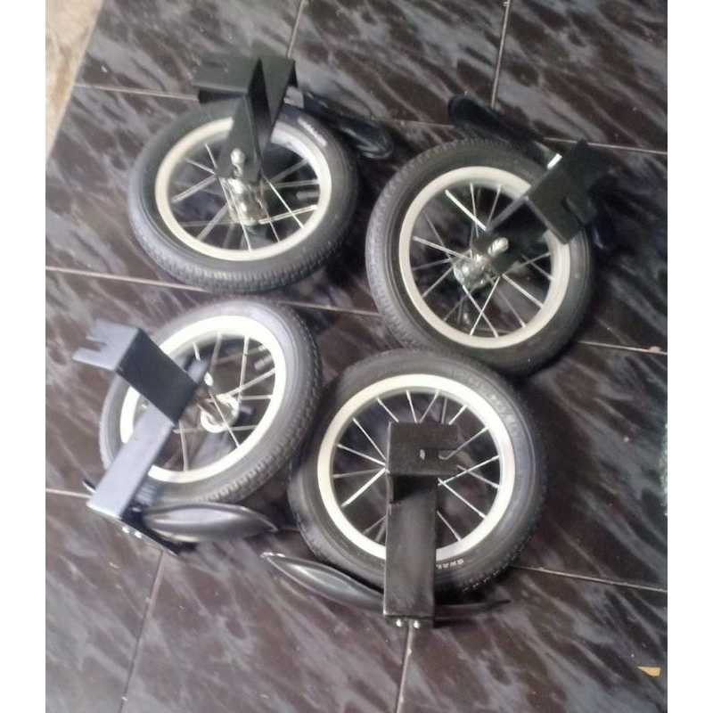 Jual RODA BANTU SEPEDA LISTRIK ALLMERK (PLAT 7MM TEBAL) | Shopee Indonesia