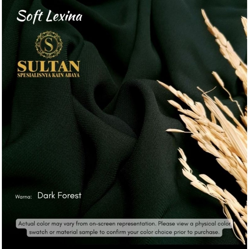 Jual Kain soft lexus / soft lexina polos dark forest SULTAN harga per ...