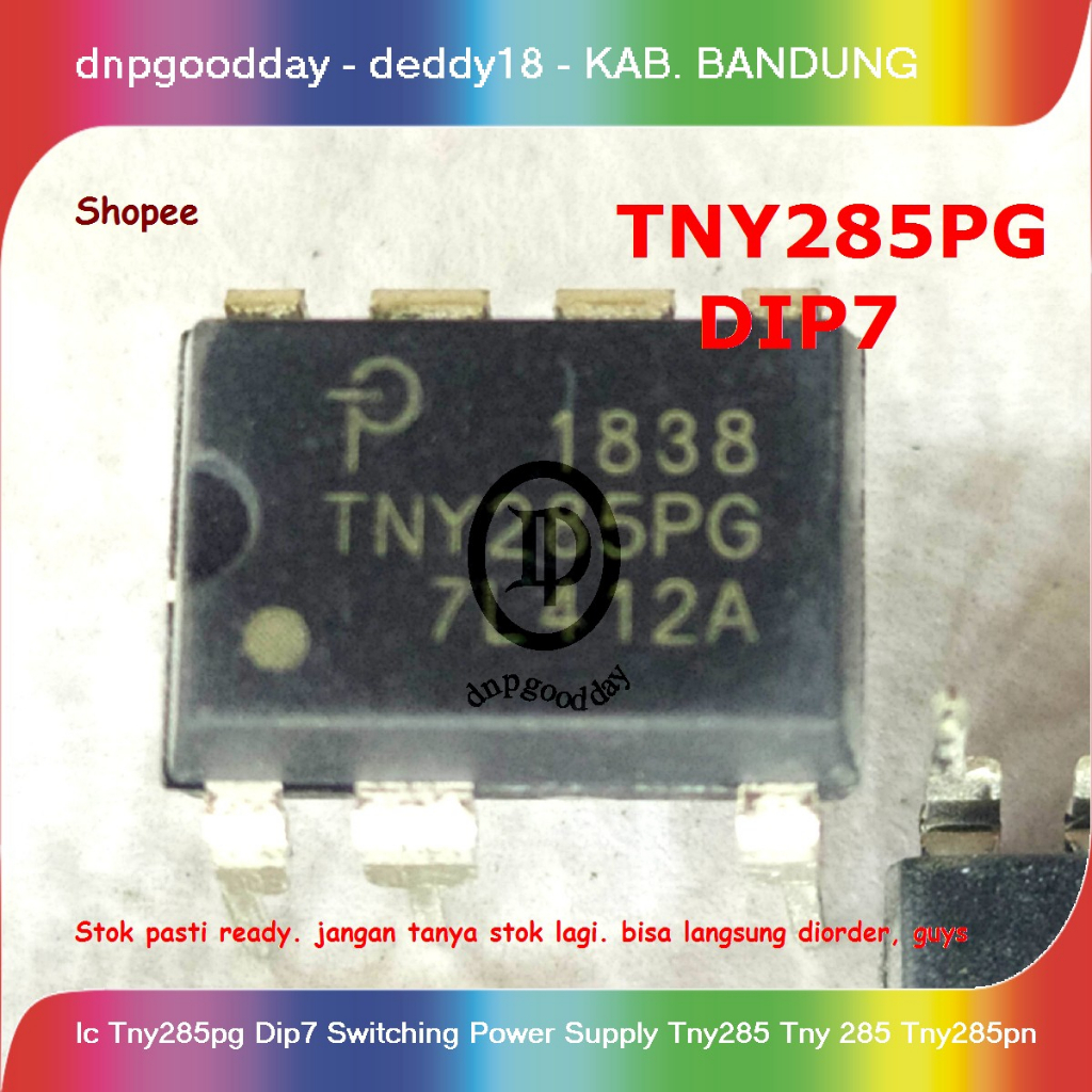 Jual Ic Tny285pg Dip7 Switching Power Supply Tny285 Tny 285 Tny285pn ...
