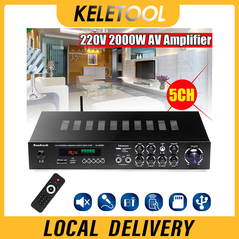 Jual Ampli Karaoke Equalizer/Treble Bass Booster/EQ Audio AmplifierHome ...