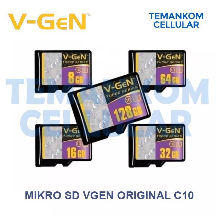 Jual Micro SD VGEN Class 10 TURBO Memory Card mikro sd 8GB 16GB 32GB ...