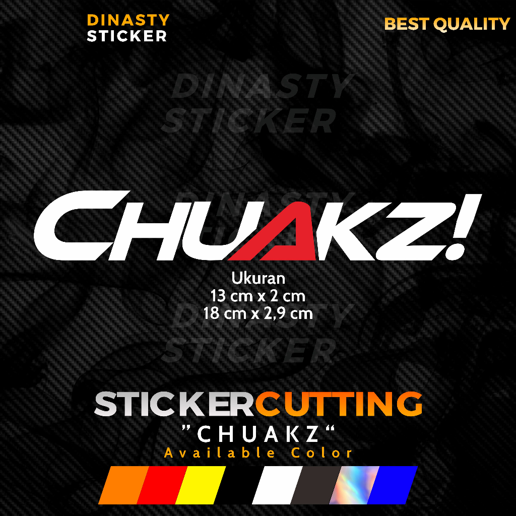 Jual STICKER STIKER CUTTING CHUAKZ VIRAL CHUAKZZ!! CHUAKS | Shopee ...