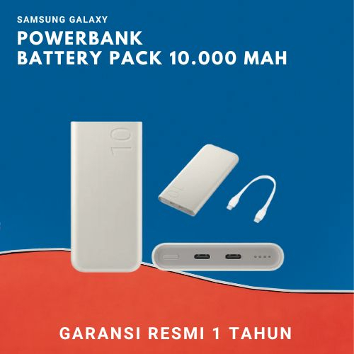 Jual Samsung Galaxy Powebank Battery PAck 10000 mah Original | Shopee ...
