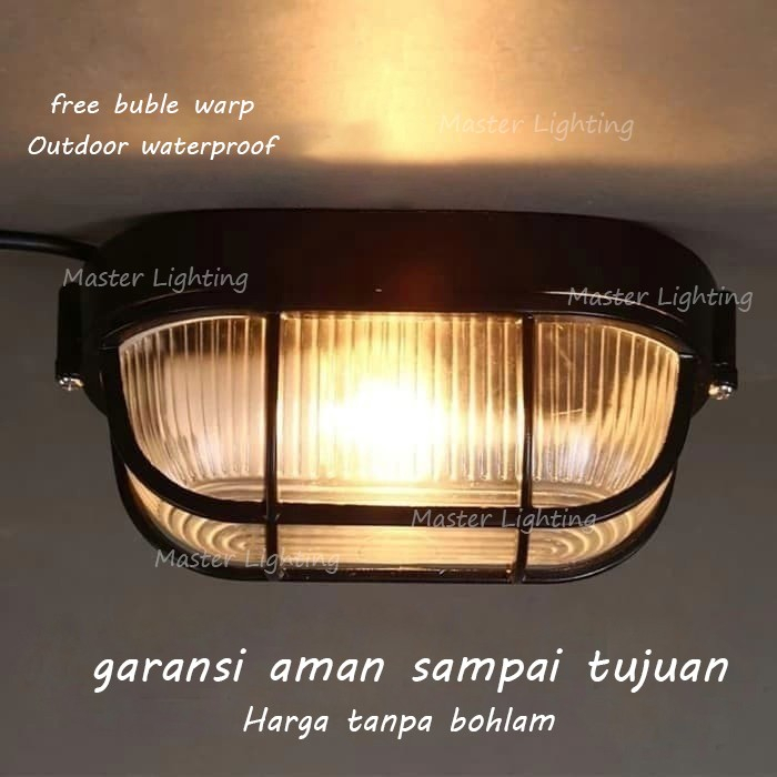 Jual Lampu dinding plafon waterproof outdoor lampu kapal teras fiting ...