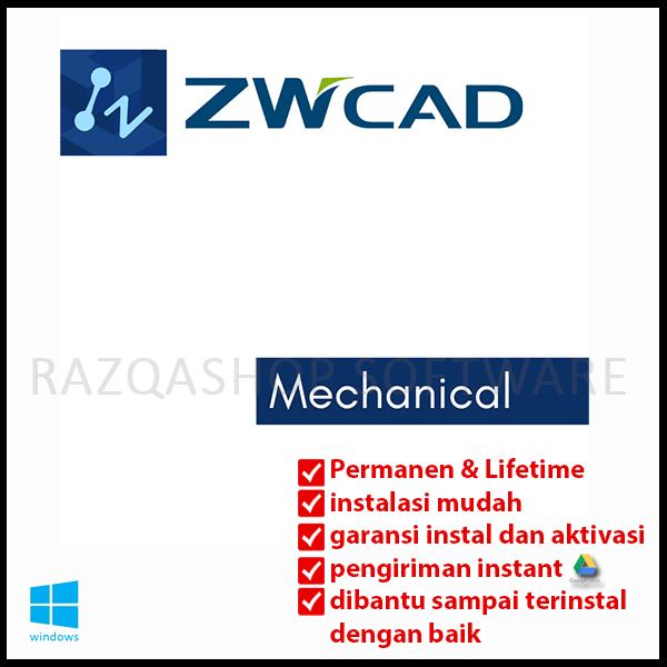 Jual ZWCAD Mechanical 2023 2021 2020 2019 - windows | Shopee Indonesia