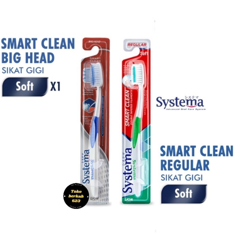 Jual Sikat Gigi SYSTEMA SMART CLEAN Big Head & Regular | Shopee Indonesia