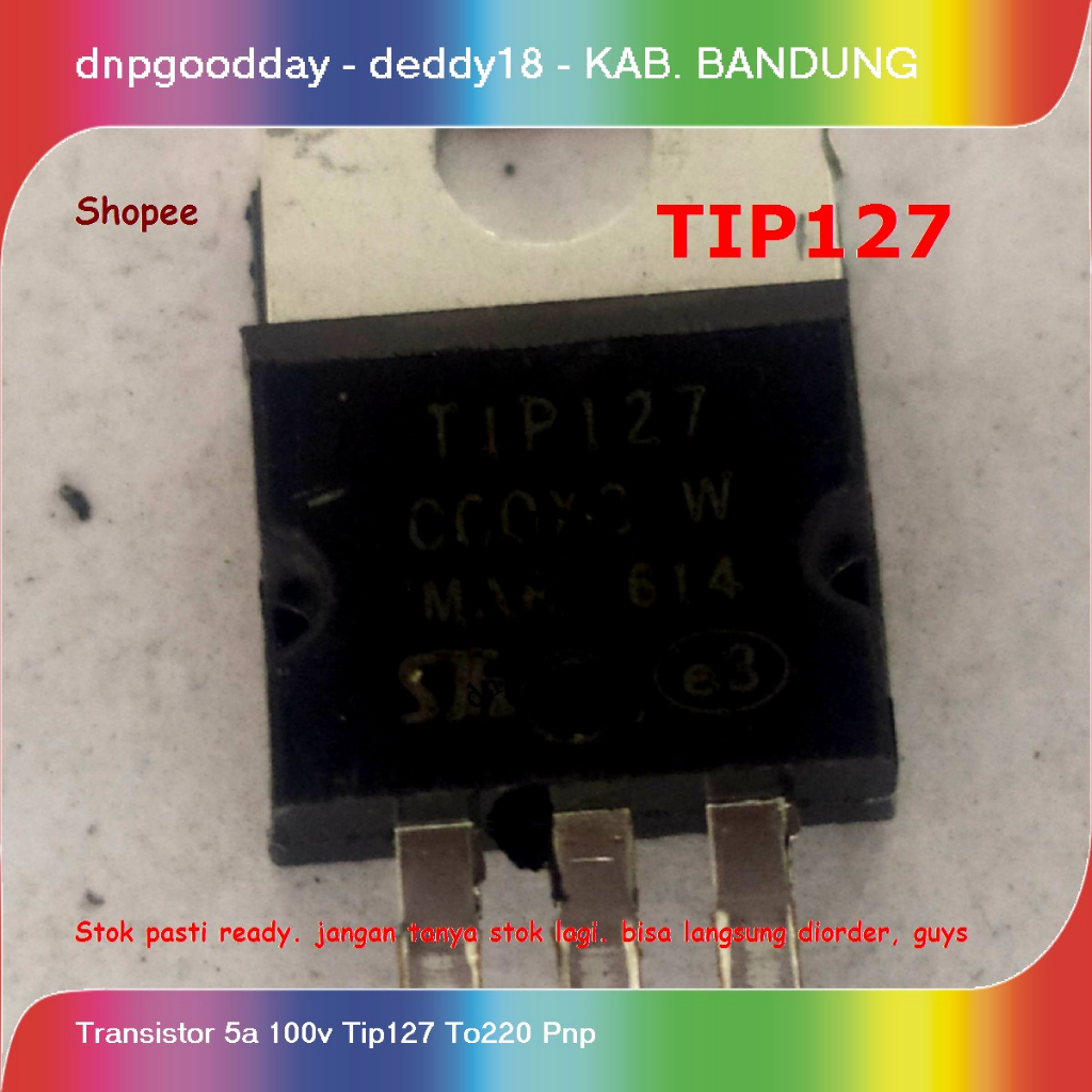 Jual Transistor 5a 100v Tip127 To220 Pnp | Shopee Indonesia