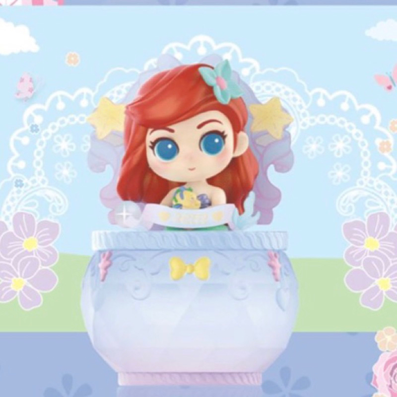 Jual Disney Princess Ariel Mermaid Glitter Jewelry Box limited Edition ...