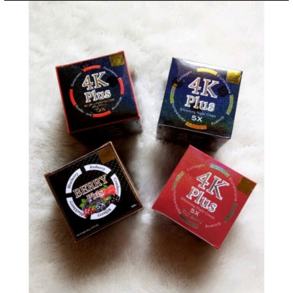 Jual 4K PLUS WHITENING NIGHT CREAM | 4K PLUS COLLAGEN ALPHA ARBUTIN ...