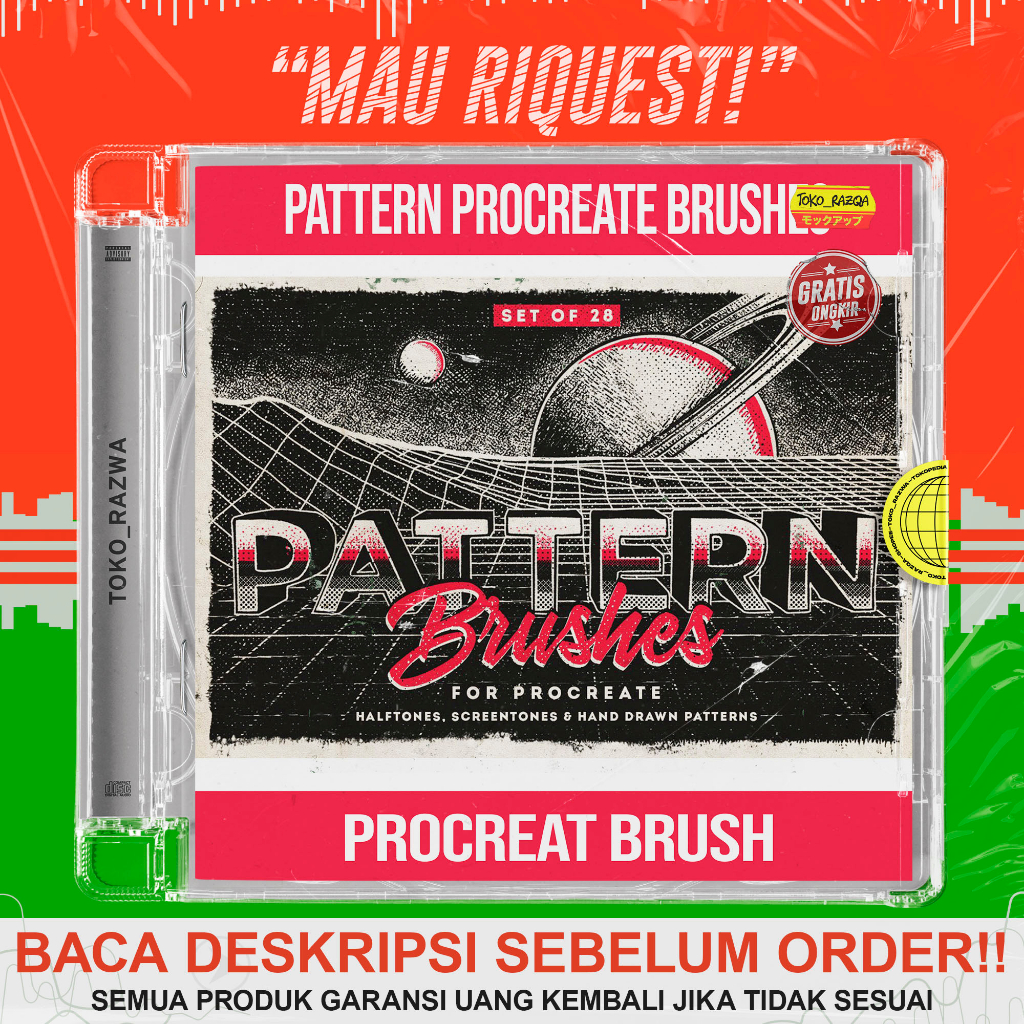 Jual Pattern Procreate Brushes - 090523 | Shopee Indonesia
