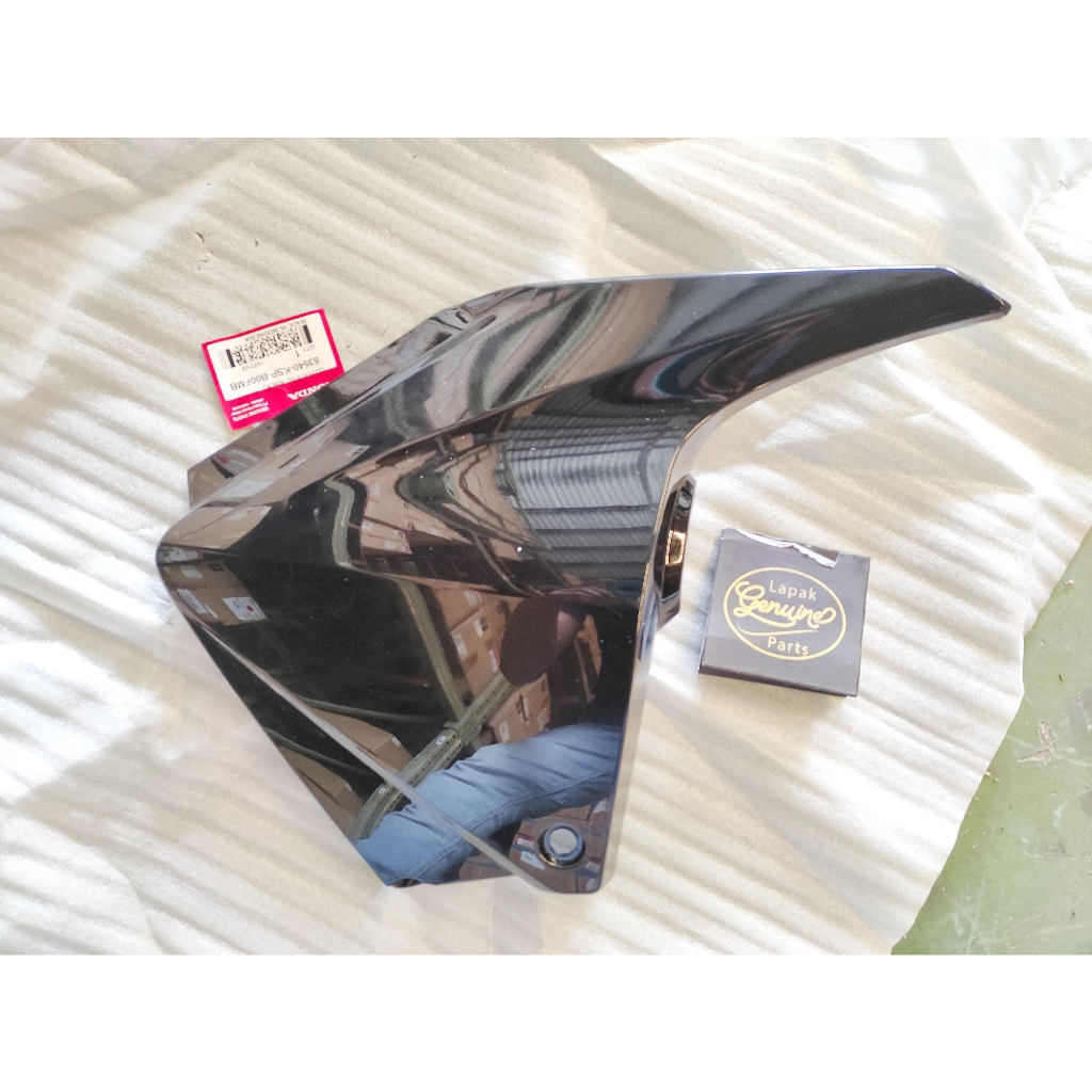 Jual Cover Tutup Box Aki Kanan Megapro Monoshock Black Metalic/Grey ...