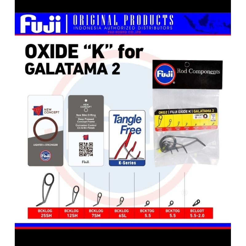 Jual ring cincin joran fuji set untuk galatama oxide type k set ...
