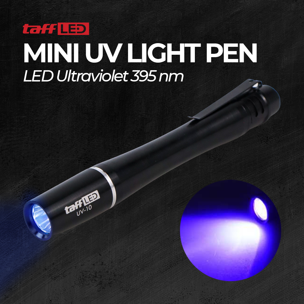 Jual Ultraviolet UV Light Pen Mini Senter LED 395nm - UV-10 - Black ...