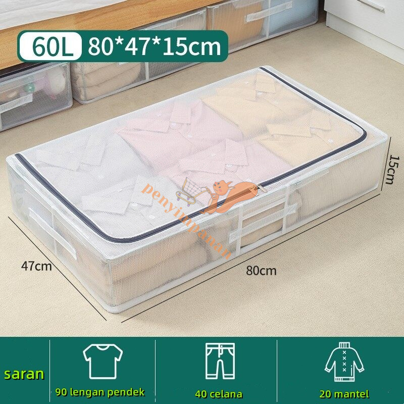 Jual box penyimpanan Lipat kotak penyimpanan pakaian serbaguna mainan ...