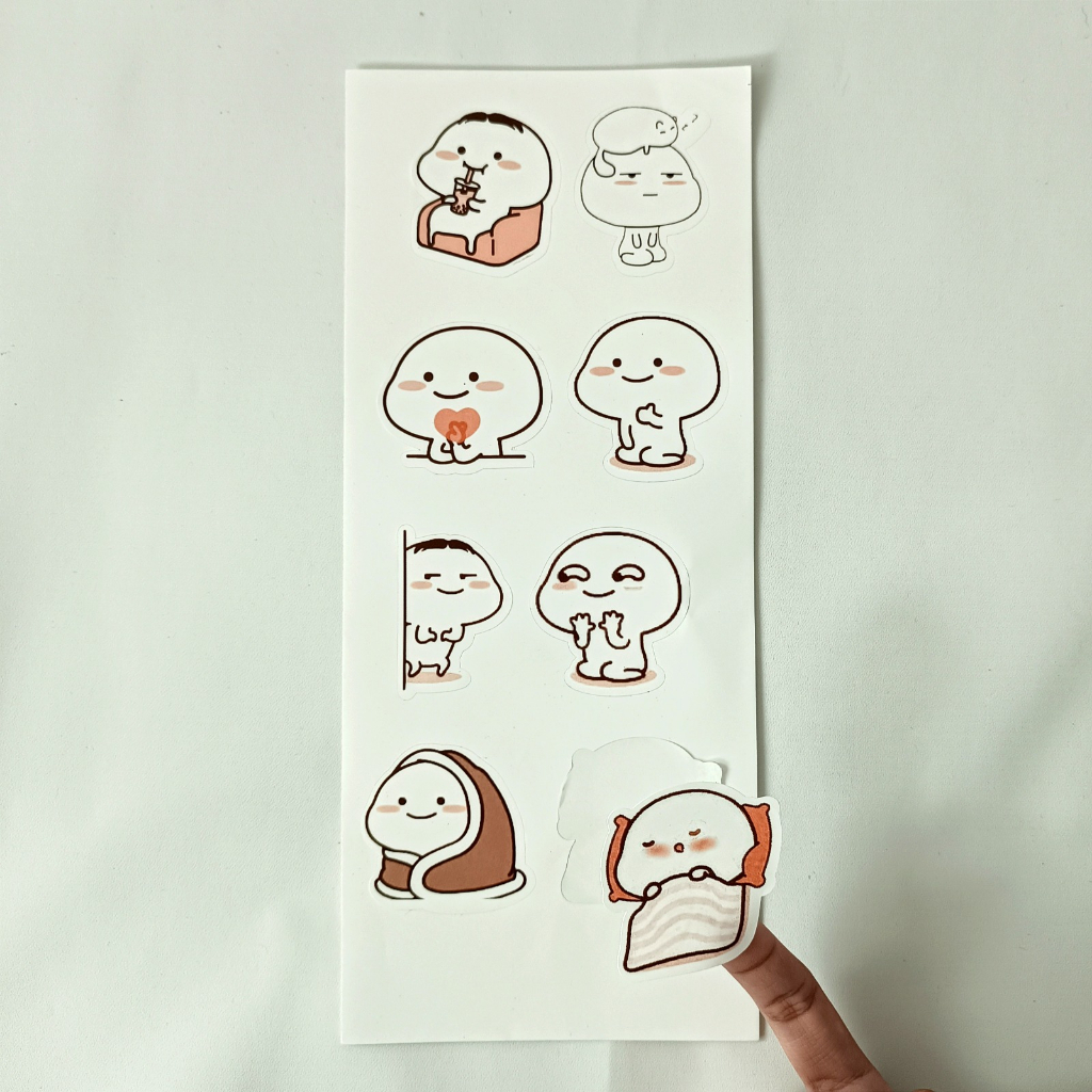 Jual Stiker Sticker Pentol Untuk HP Tumblr Helm Lucu | Shopee Indonesia
