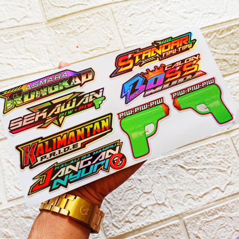 Jual STIKER VIRAL SET PACK VOL10 PIW PIW | Shopee Indonesia