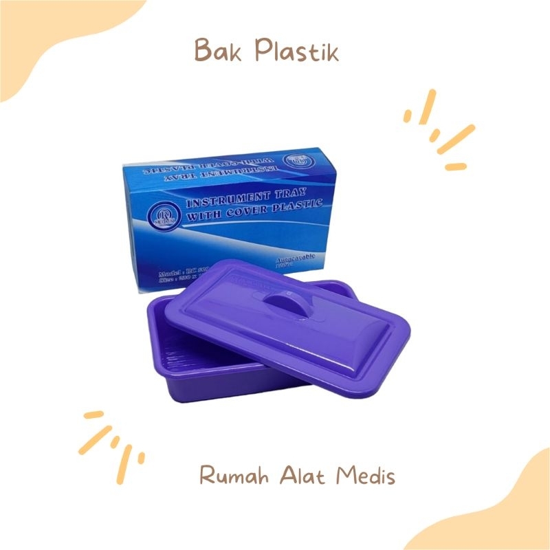 Jual Bak Instrumen 509 Plastik Dengan Tutup Instument Tray | Shopee ...