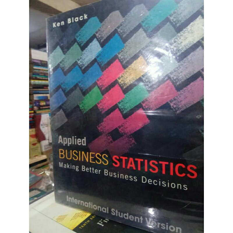 Jual BUKU BEKAS APPLIED BUSINESS STATISTICS MAKING BETTER BUSINESS ...