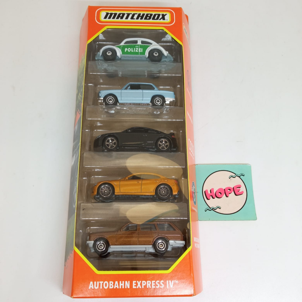 Jual Matchbox 5 Gift Pack Autobahn Express IV Diecast Matchbox Original ...