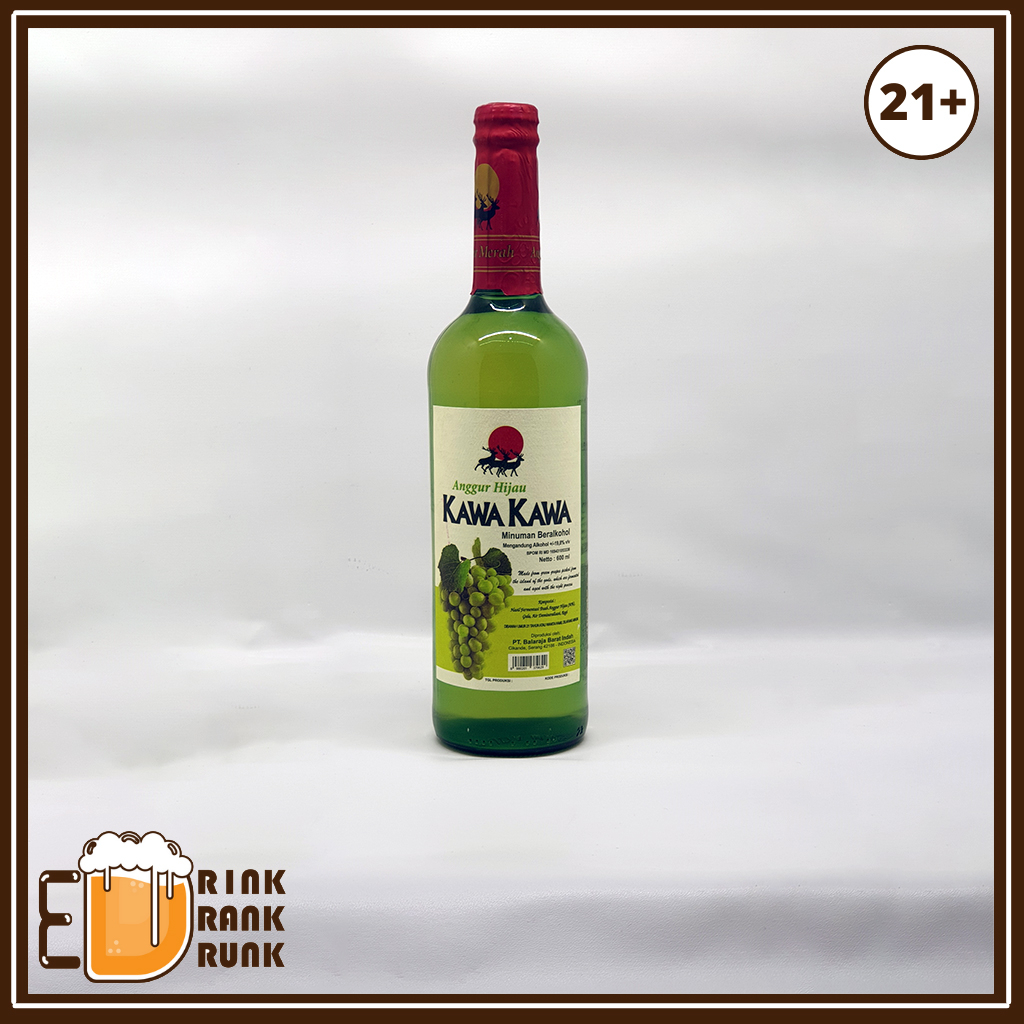 Jual KAWA KAWA ANGGUR HIJAU - 600 m 12 Botol / 1 Dus | Shopee Indonesia