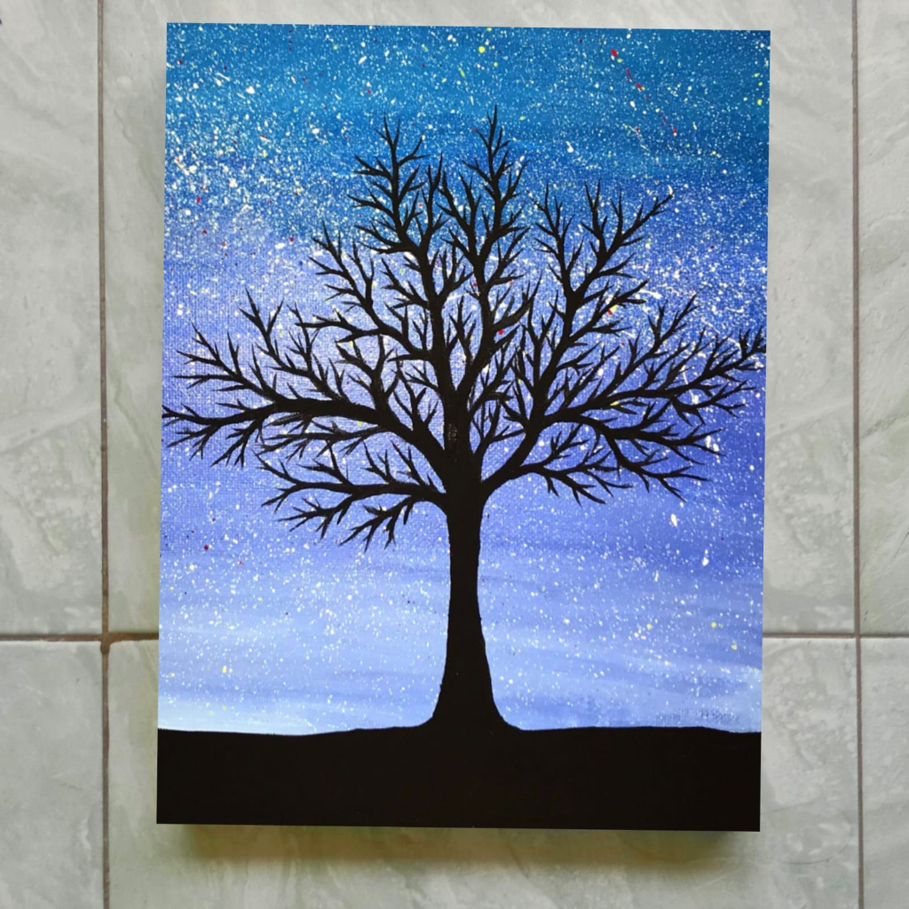 Jual Lukisan Dinding Aesthetic 30x40cm Motif Pohon Ranting | Lukisan ...