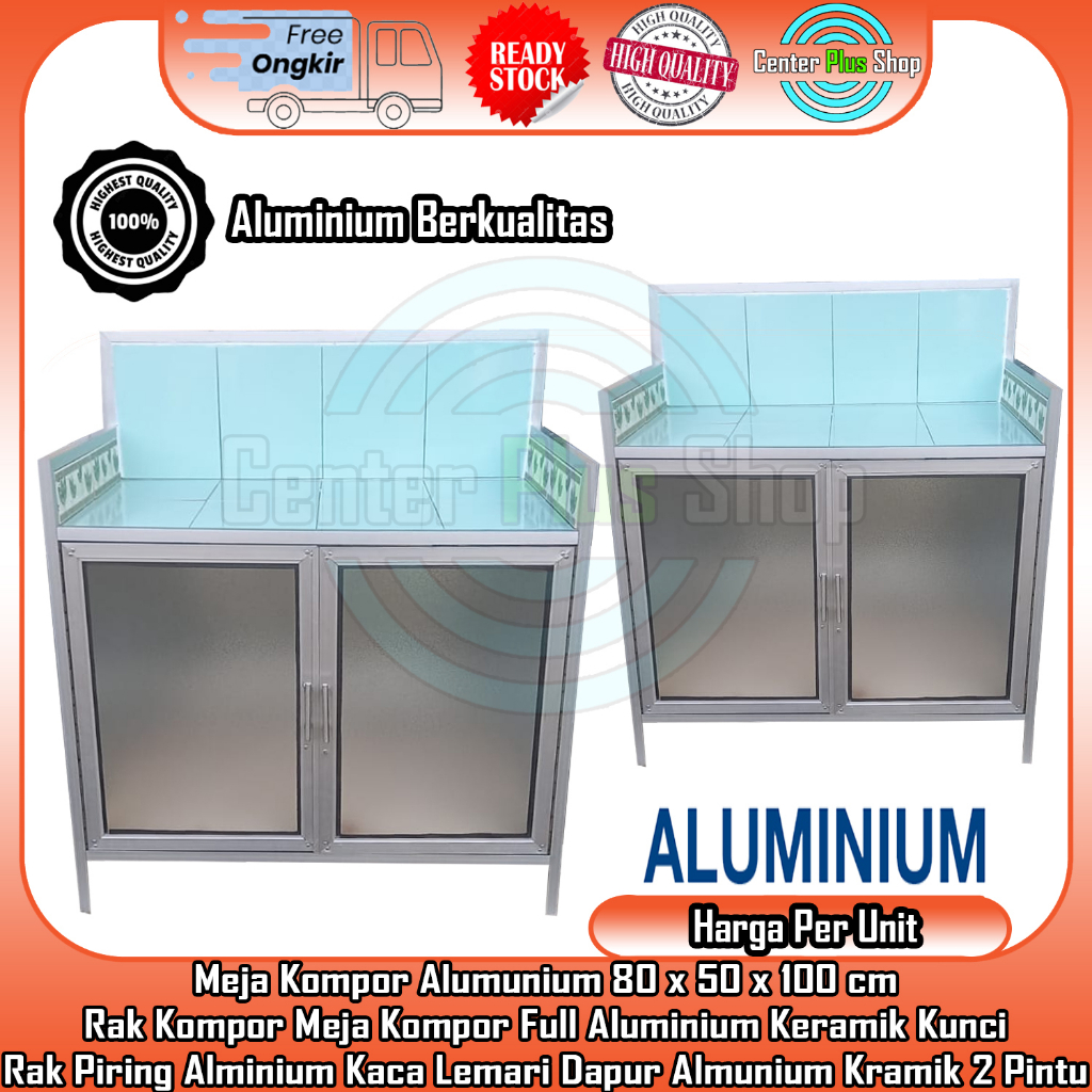 Jual Rak Kompor Rakk Lemari Dapur Kitchen Piring Kaca Buram Magic Com ...