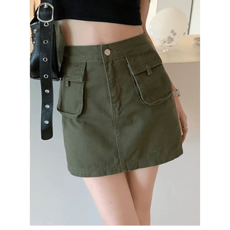 Jual Pocket kargo mini/rok mini/rok korean | Shopee Indonesia