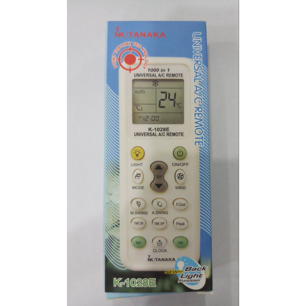 Jual Remote AC Universal/Multi TANAKA bisa berbagai merk tanpa setting ...