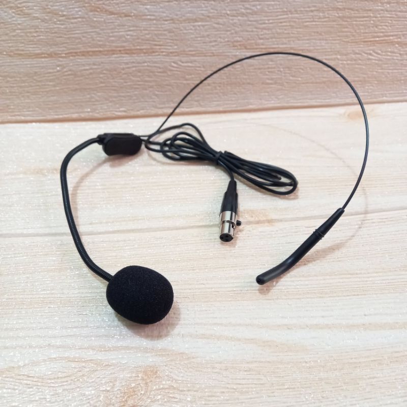 Jual Microphone Bando Mic Headset Hitam 3 pin kualitas oke | Shopee ...