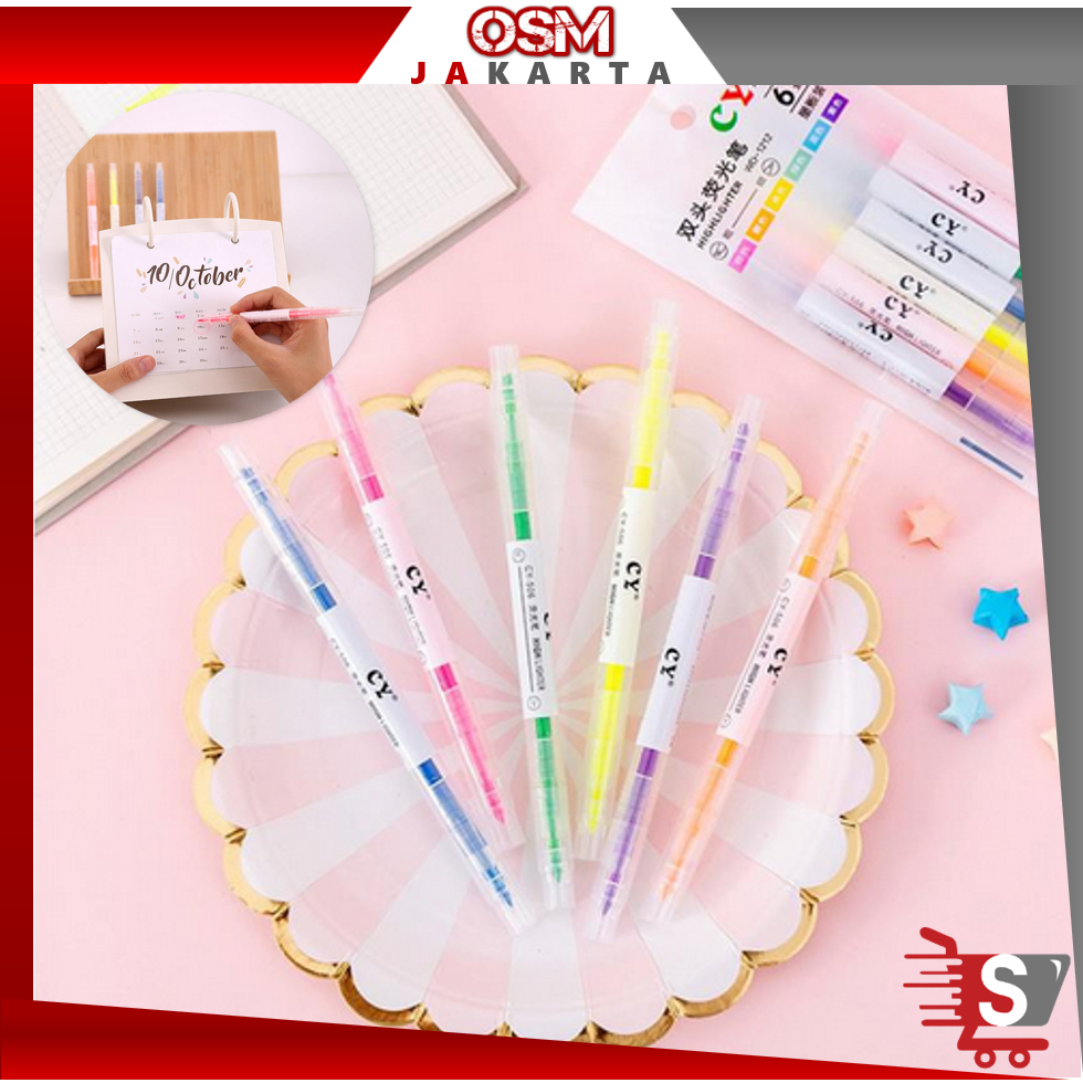 Jual OSM JKT S5821 1 Set Stabilo Warna Warni / Stabilo Warna / Highlighter Warna Warni / 1 Set ...