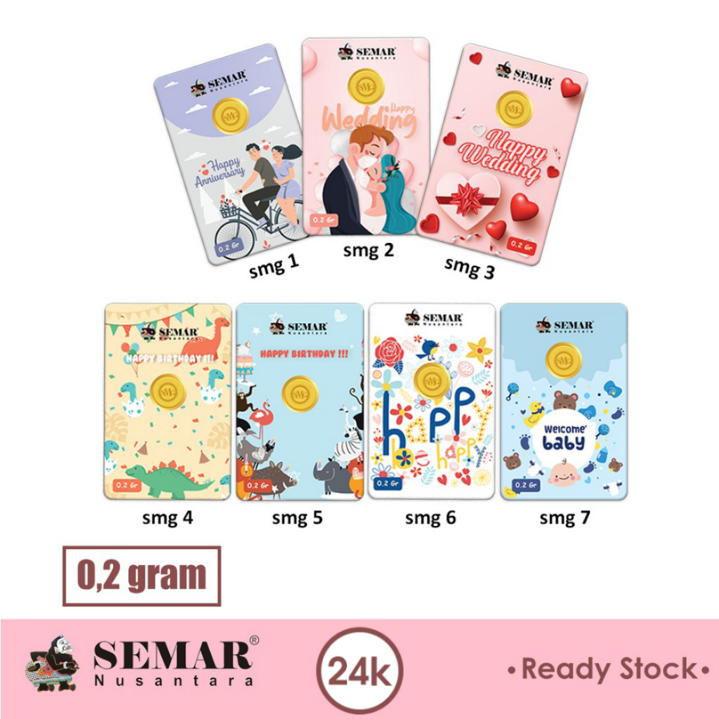 Jual Logam Mulia SMG Press Gift Series 0.2 Gr Emas Batangan Semar Nusantara | Shopee Indonesia