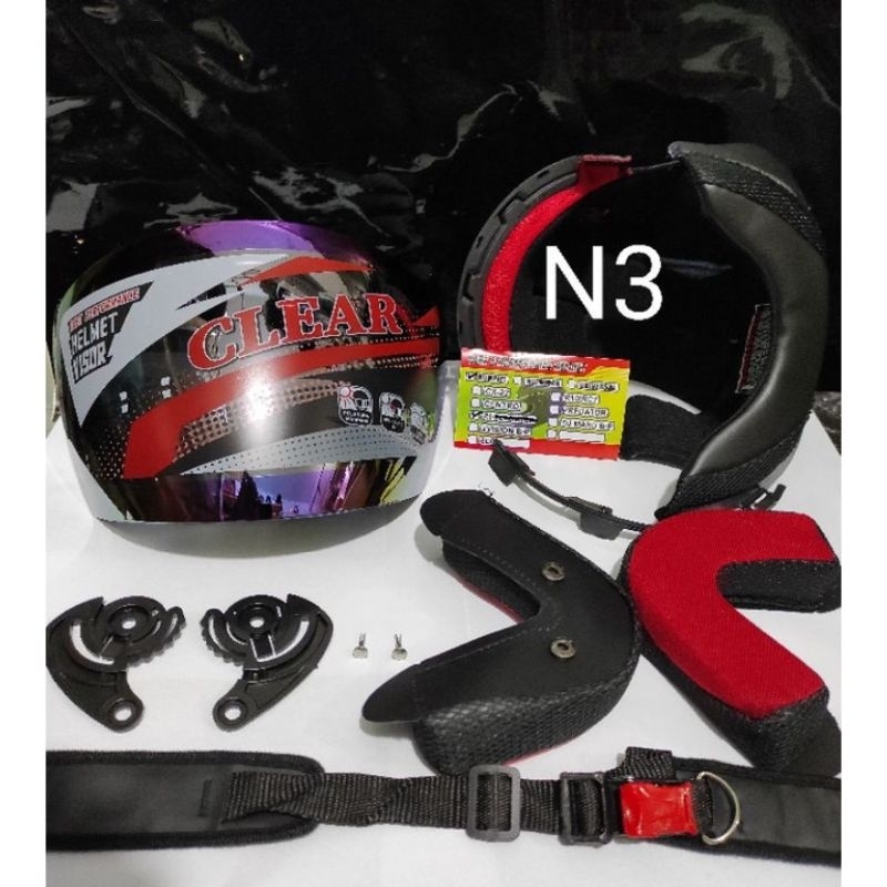 Jual paket lengkap kaca +busa fullset NHK R6 kancing besi/kancing ...