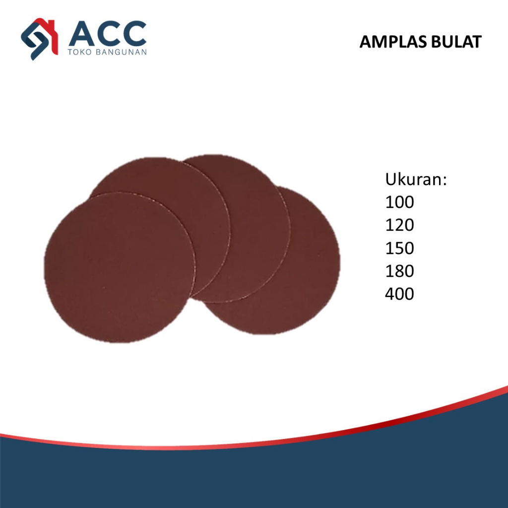 Jual AMPLAS BULAT GRID / AMPLAS SEDANG / AMPLAS HALUS | Shopee Indonesia