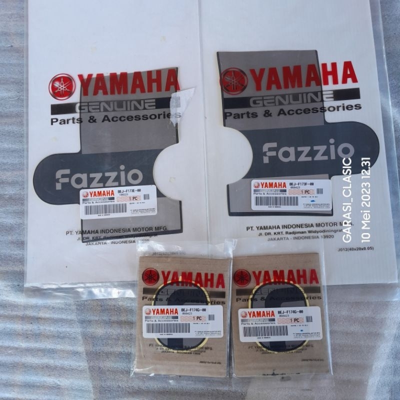 Jual STRIPING FAZZIO FAZIO 2022 HITAM UNTUK MOTOR HITAM ORIGINAL YGP ...