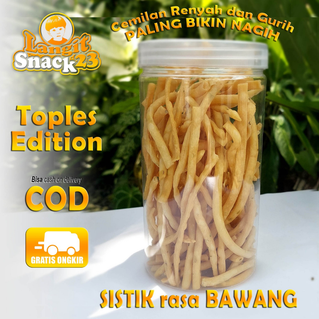Jual Cemilan Sistik Rasa Bawang Renyah dan Gurih, Makanan Khas Bandung ...